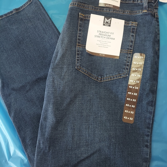 Member's Mark | Jeans | Mens Straight Fit Denim Jeans Classic Blue ...